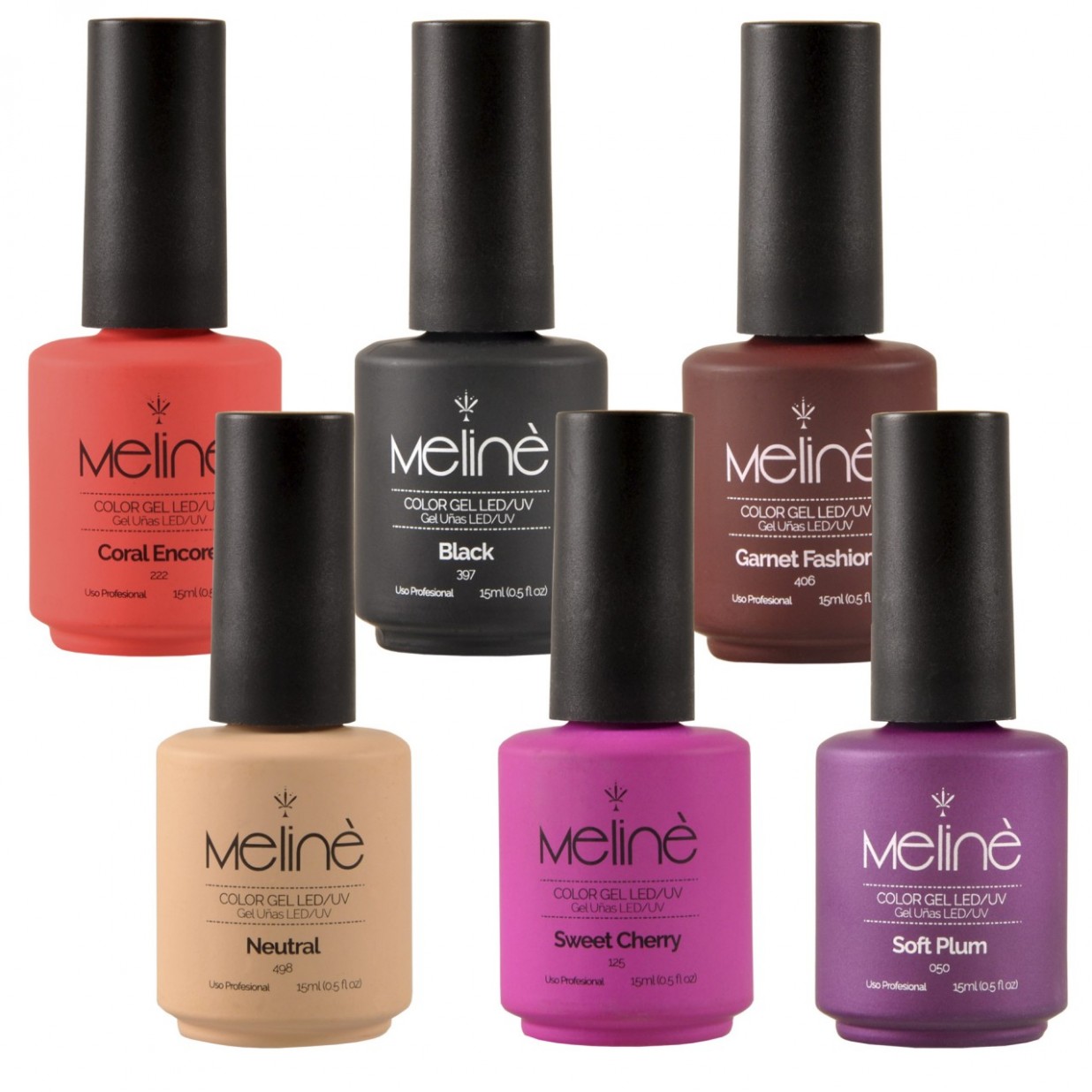 Combo 6 Esmaltes Semipermanentes Meliné - De Uñas Combo 6 Esmaltes Semipermanentes Meliné - De Uñas
